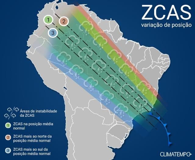 ZCAS: o que é, como se forma e seus impactos